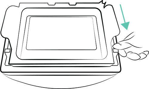Install Material Tray